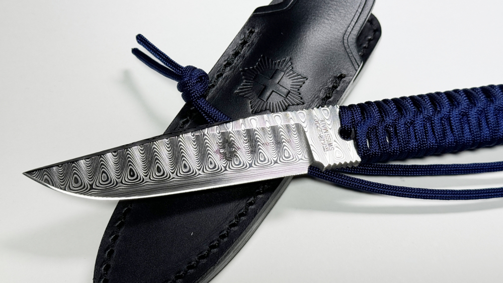Klötzli Swiss Border Guard Knife Modell 22 Damast | 00003087-DAMAST